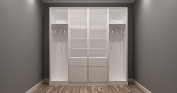 Custom Cupboards - Bedroom Flatpack DIY Assembly - UCAN