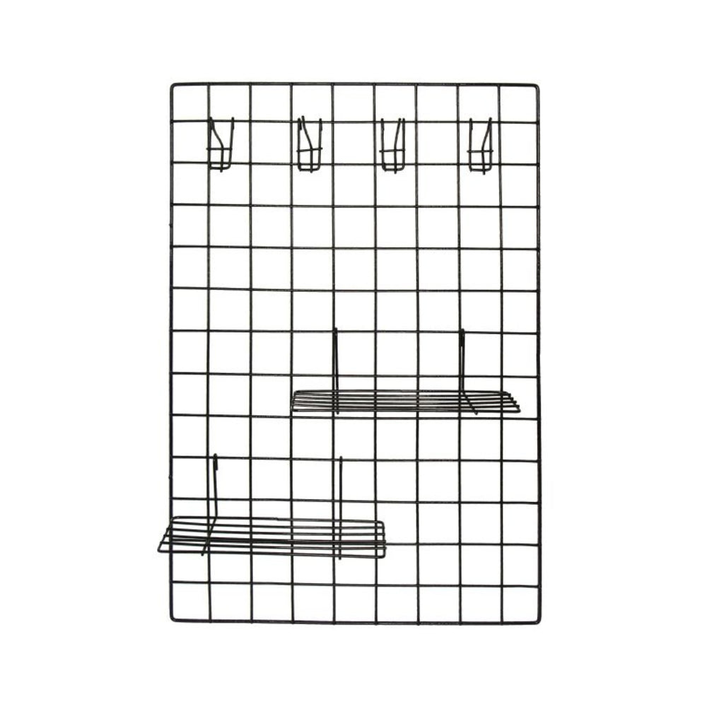 Metal Grid Board Black - 95x45cm - Shelving and Grid UCAN
