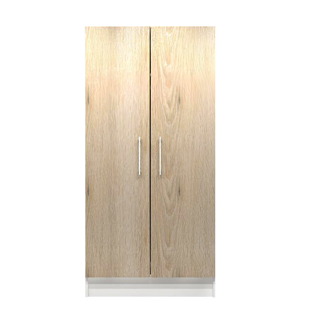 2-Door Bedroom Cupboard - Flatpack DIY Furniture Wardrobe - UCAN