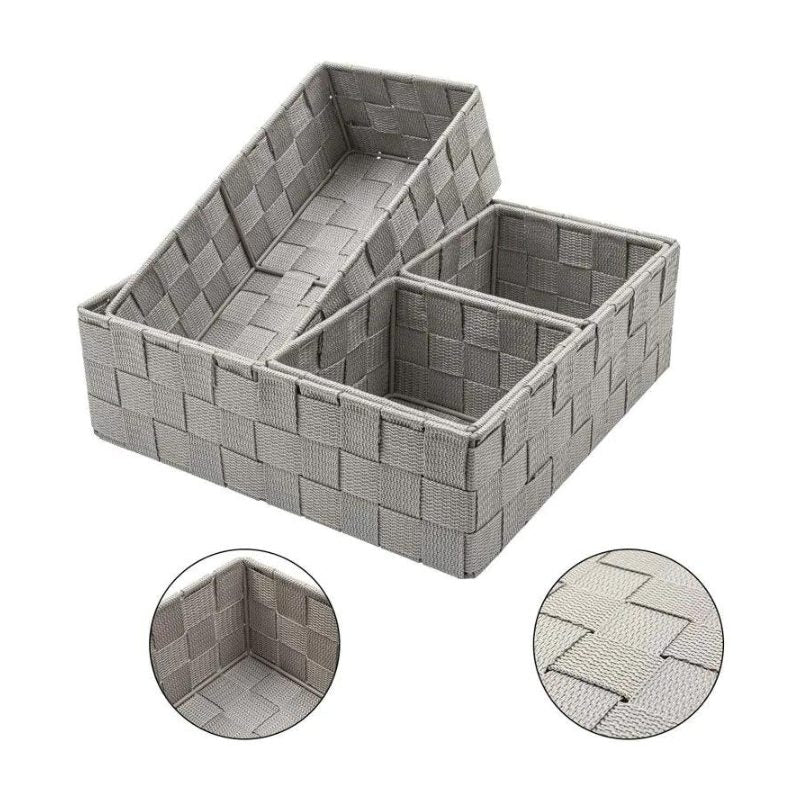 Set of 4 Organiser Baskets - Drawer Divider – UCAN