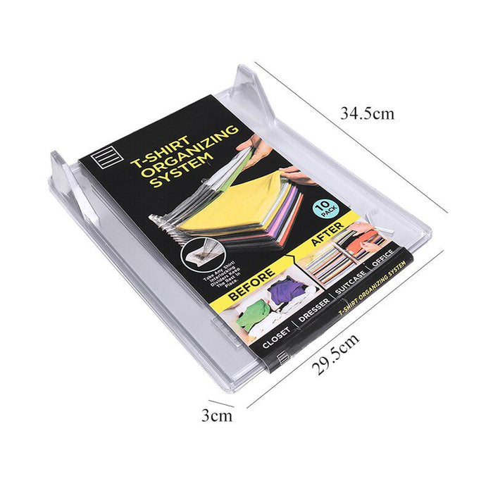 Clear T-shirt Stacker Pack-Cupboard Organise Office – UCAN