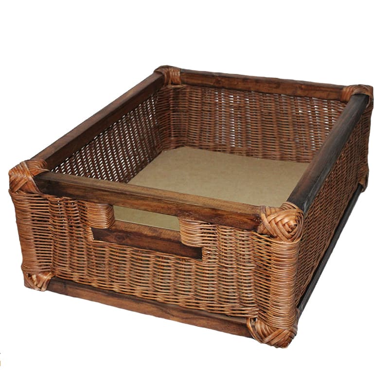 Cane Baskets (450) Mahogany - Organise Storage Kitchen Home - UCAN